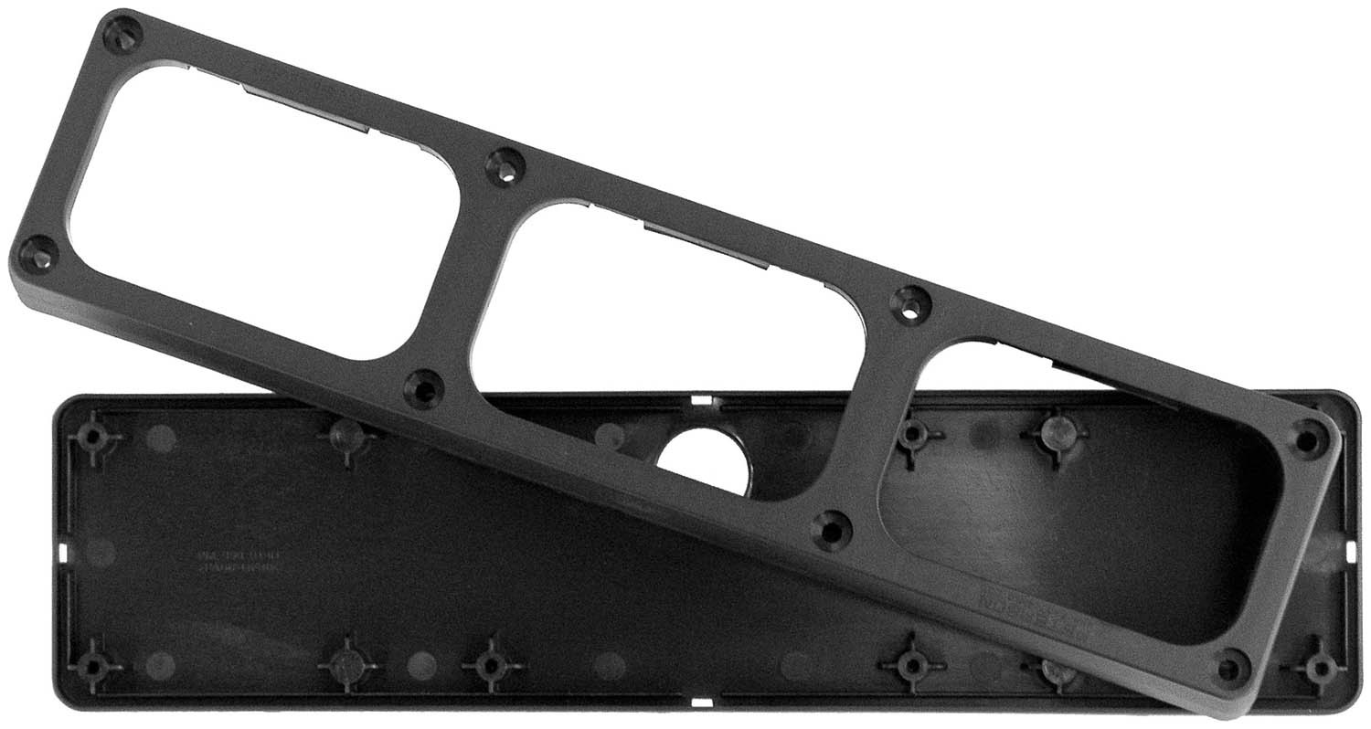 Surface-Mount Bracket For Rectangular Lights, Triple Light, Horizontal ...