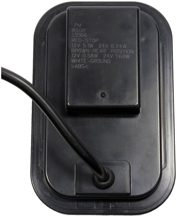 DEL Back-Up Feu, Rectangulaire, Vertical ECE, 12" Fils avec Fiche, 5.3 ...