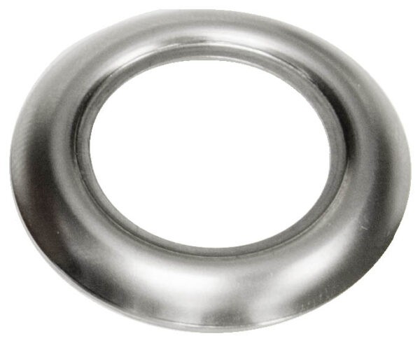 Brushed Steel Bezel For 3/4″ Lights, Satin Finish Steel Bezel, Bulk ...